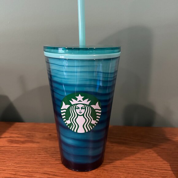 Starbucks | Dining | Starbucks Blue Hombre 6 Oz Cold Cup Brand New ...